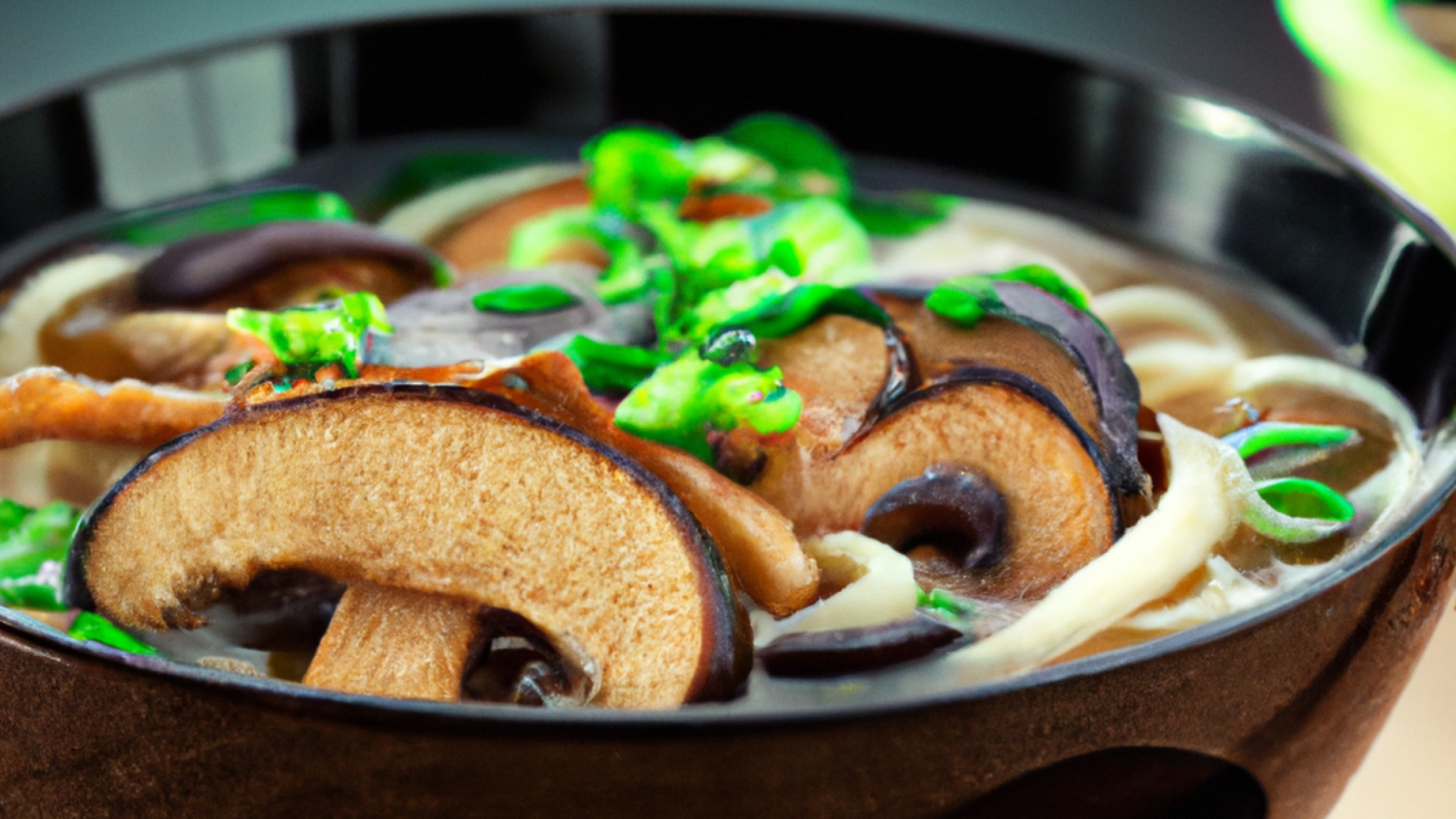 Mushroom Udon Soup - Fortune